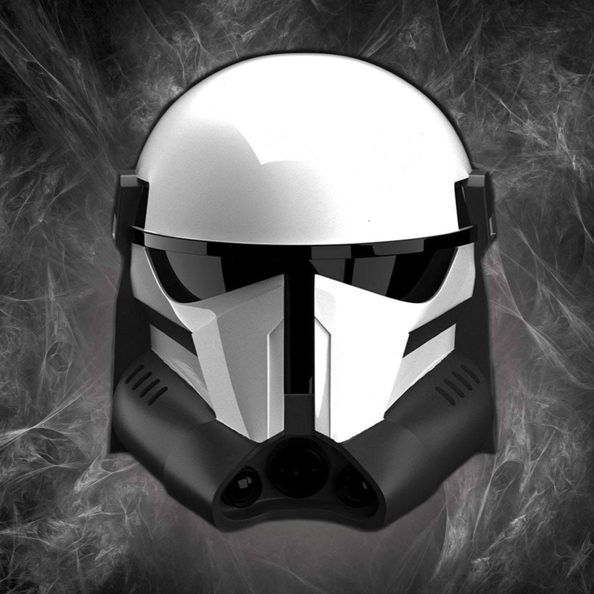 Super Trooper Helmet - Beskar StormTrooper Helmet - 3d Planet Props