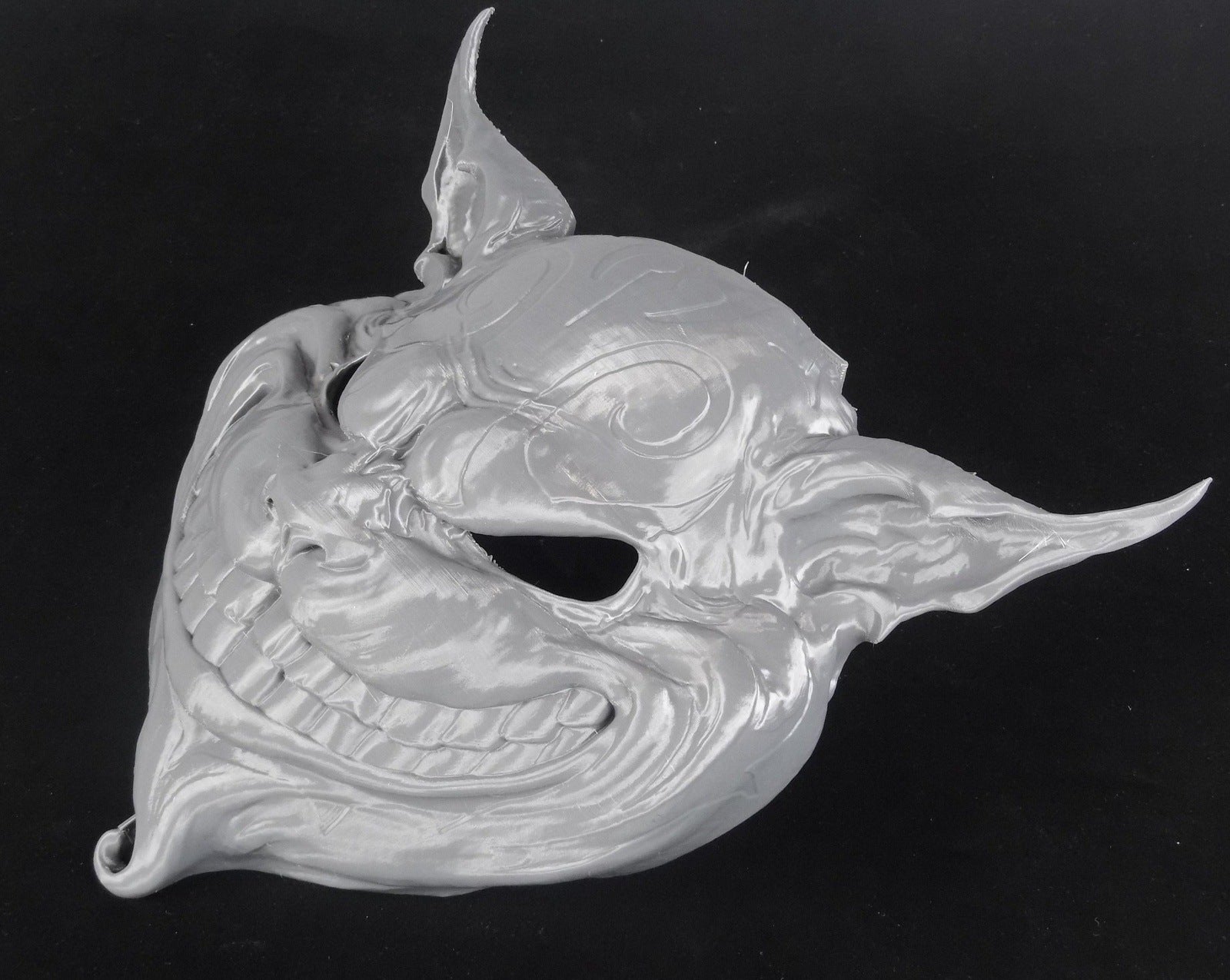 3D Printed Raw Cheshire Cat Mask