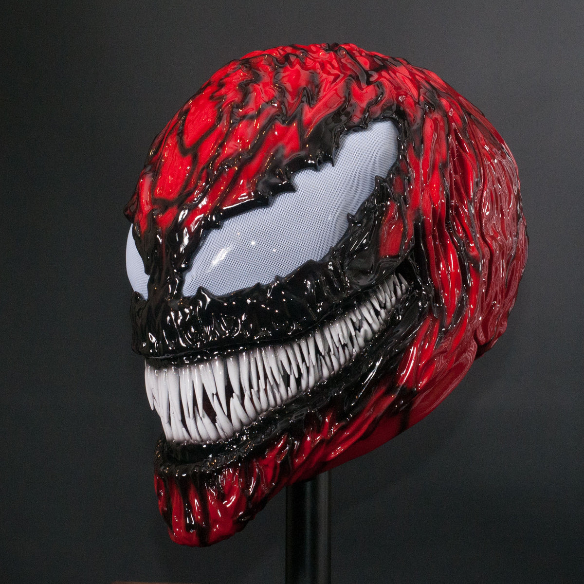 Custom Carnage Helmet-Mask Red&Black | 3D Planet Props