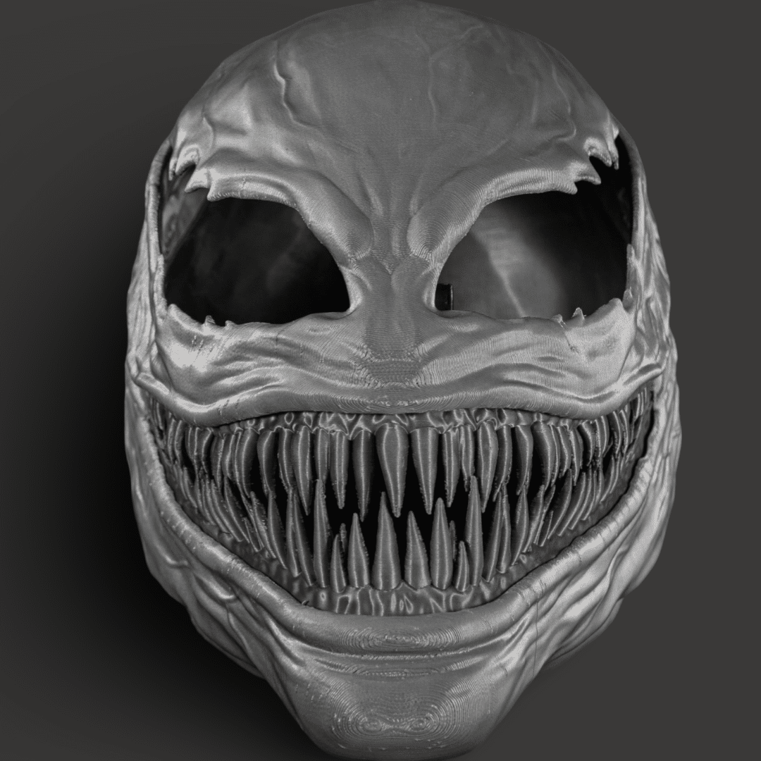 Symbiote Mask Raw Kit 3D Print - 3d Planet Props