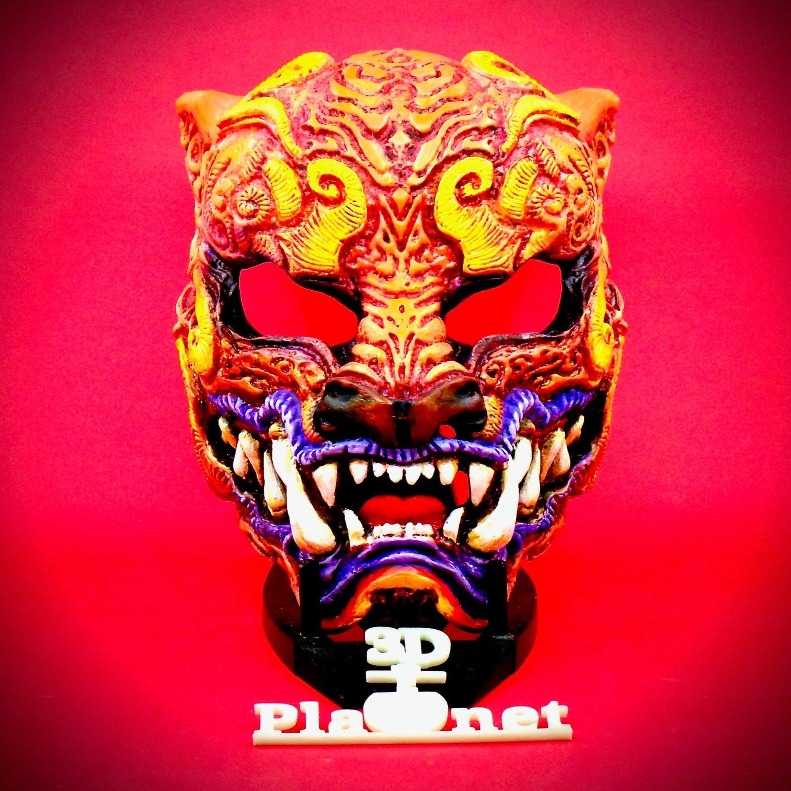 Tiger Mask | Panther Mask | 3D Planet Props